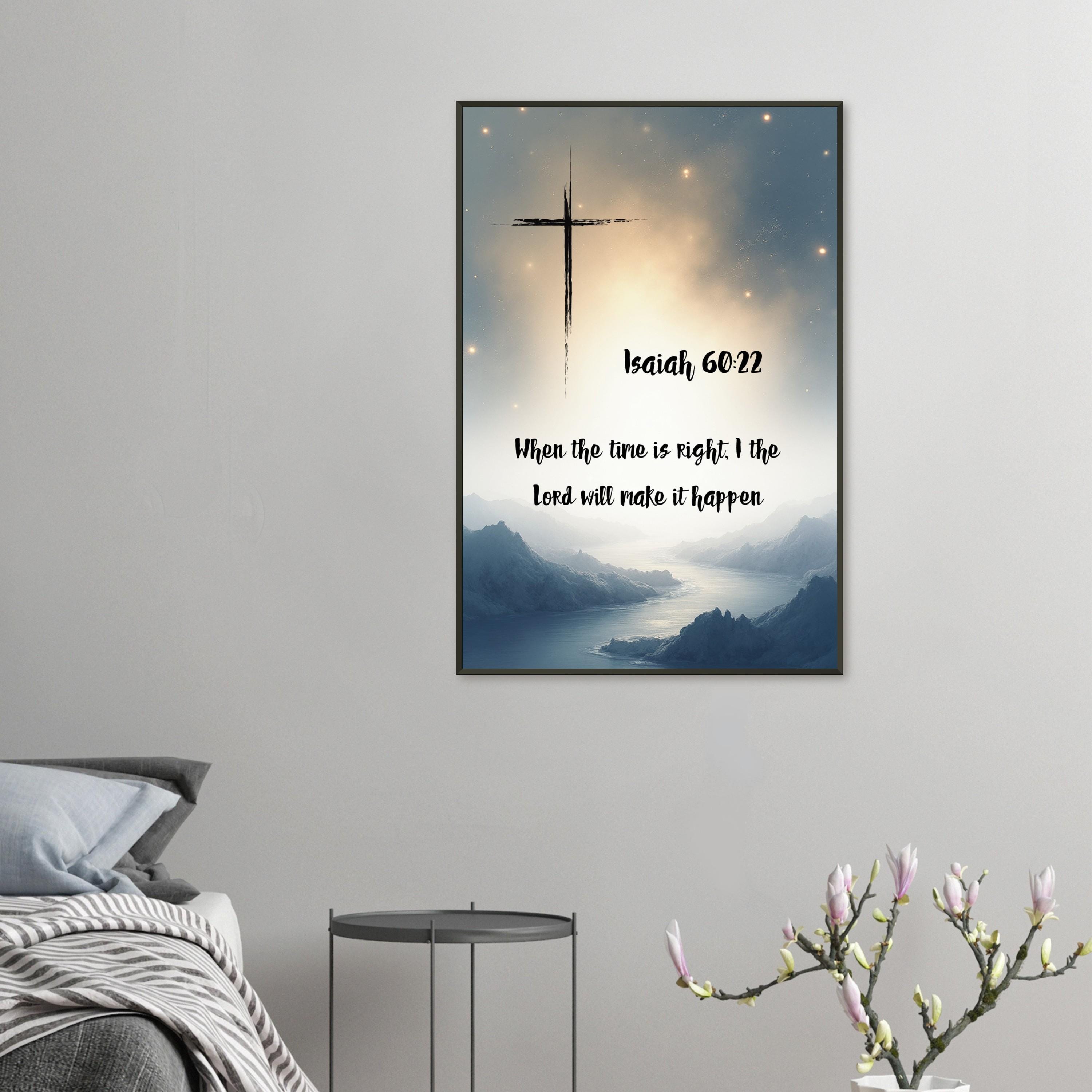 Isaiah 60:22 Bible Verse Print, Christian Wall Decor (digital Download ...