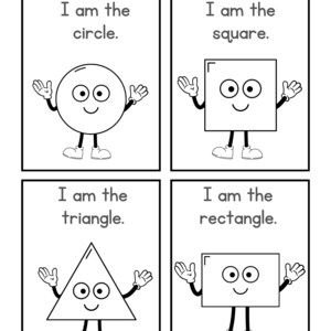 2D Shapes Worksheets for Preschool & Pre-k Circle, Square, Triangle ...