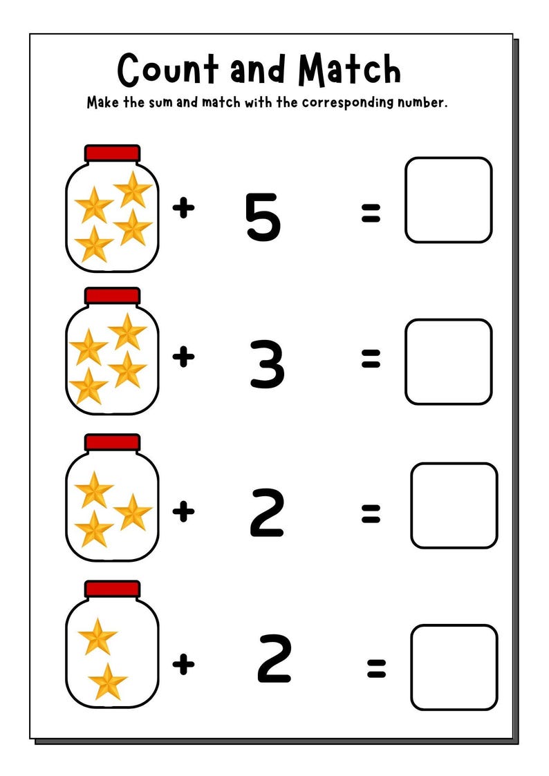 30 Christmas Counting Worksheets for Preschool, Numbers 1–10, Counting ...