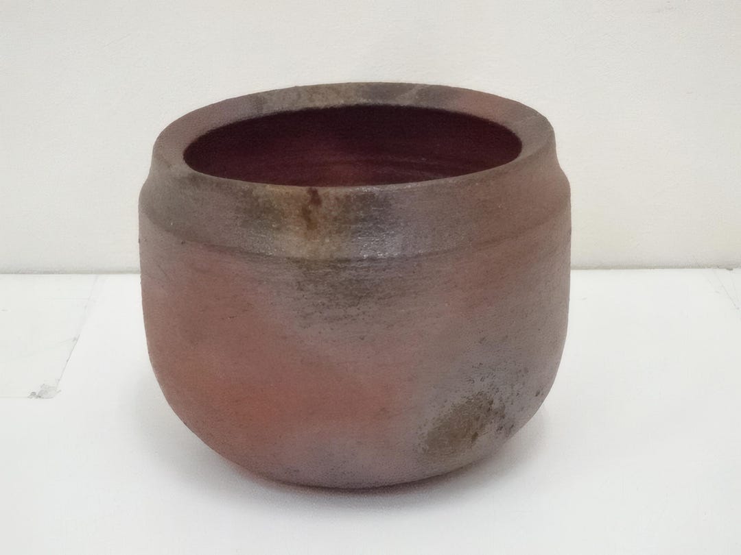 Excellent Japanese Bizen Ware Kensui Tea Waste Bowl "airin" by Seishi ...