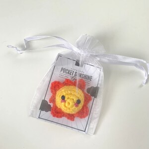 Pocket Sunshine, Crocheted Sun, Small Gift - Etsy