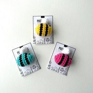 Pocket Bee, Crocheted Bee, Small Gift - Etsy