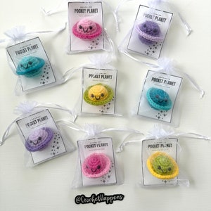 Crocheted Saturn Pocket Planet - Small Gift for Astronomy Lover - Etsy
