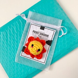 Pocket Sunshine, Crocheted Sun, Small Gift - Etsy