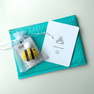 Pocket Bee, Crocheted Bee, Small Gift - Etsy