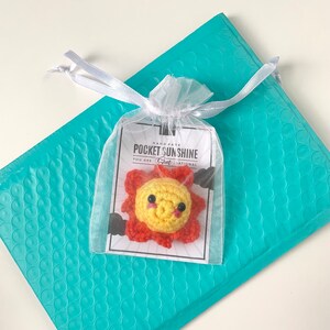 Pocket Sunshine, Crocheted Sun, Small Gift - Etsy