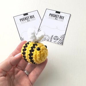Pocket Bee, Crocheted Bee, Small Gift - Etsy