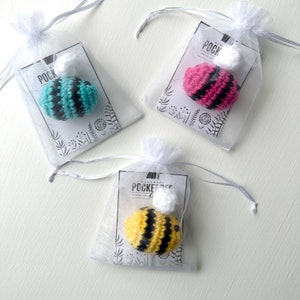 Pocket Bee, Crocheted Bee, Small Gift - Etsy