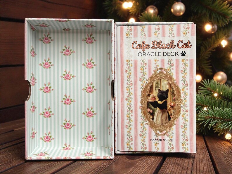 Cafe Black Cat Oracle Deck - Etsy