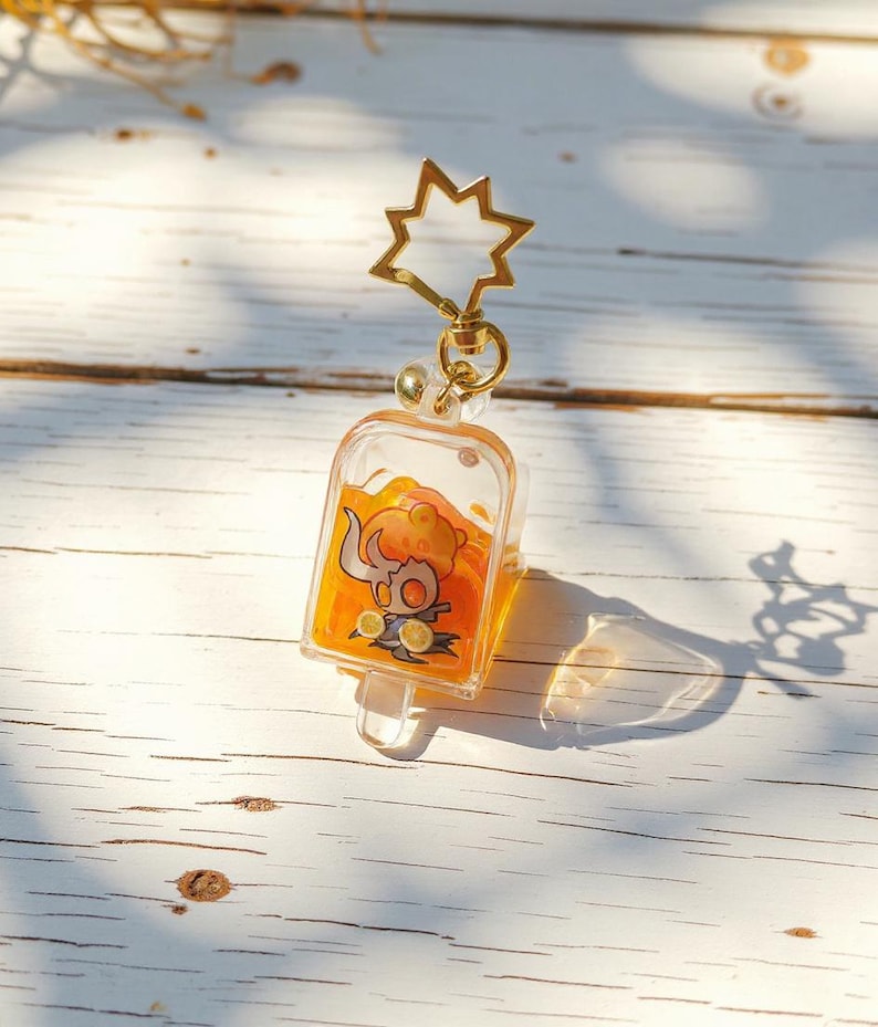 Hollow Knight Hornet Popsicle Keychain | Liquid Acrylic Charm, Gamer ...