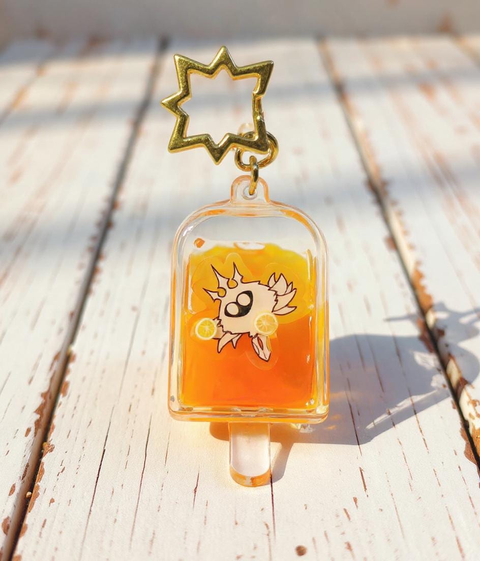 Hollow Knight Hornet Popsicle Keychain | Liquid Acrylic Charm, Gamer ...
