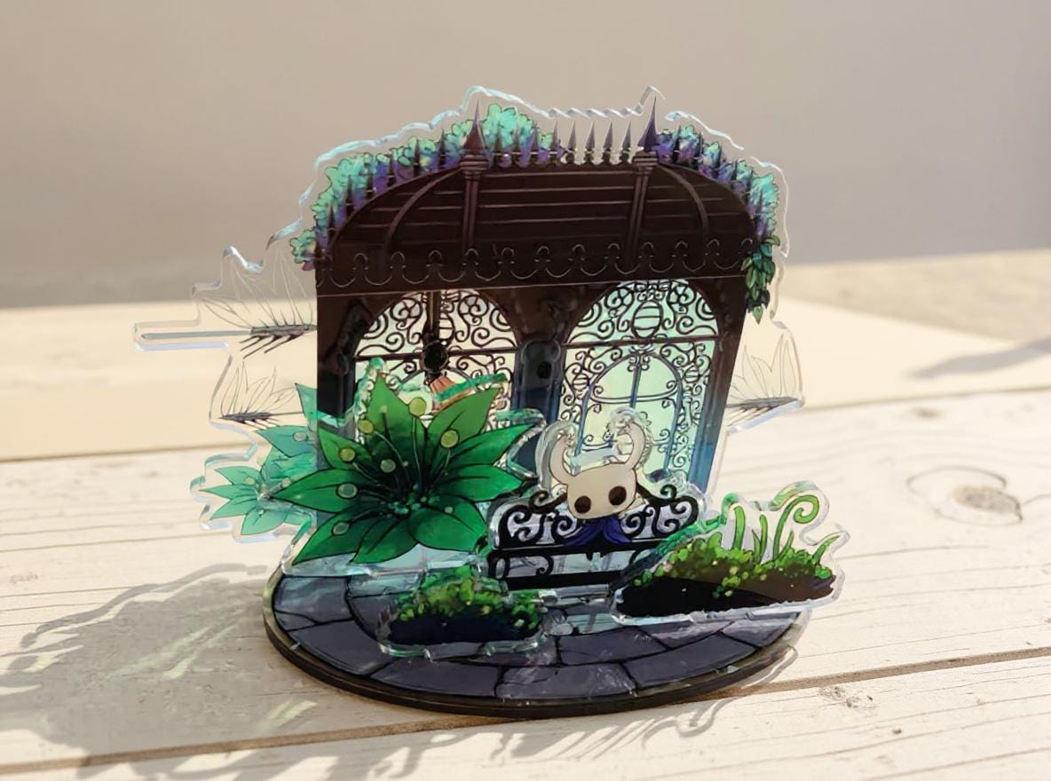 Hollow Knight Acrylic Standee: Quirrel & the Knight Desk Decor - Etsy