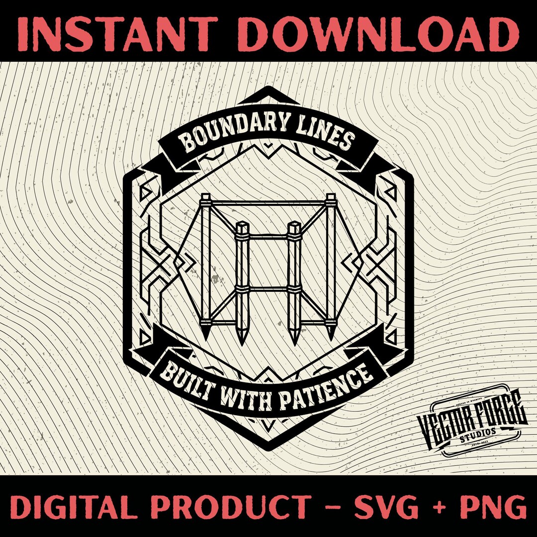 Boundary Lines Built With Patience SVG | Fence Post Patriotic Graphic ...