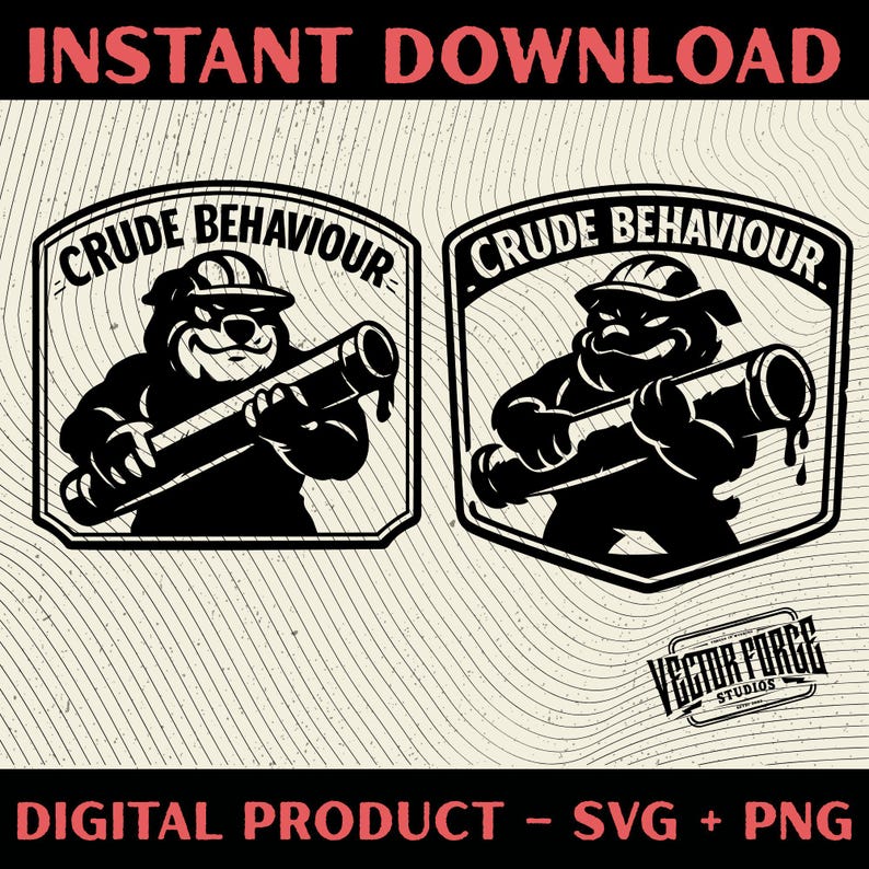 Oilfield Life Patches SVG Bundle - 12 Crude Behavior Roughneck Designs ...