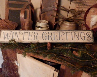 Primitive winter | Etsy