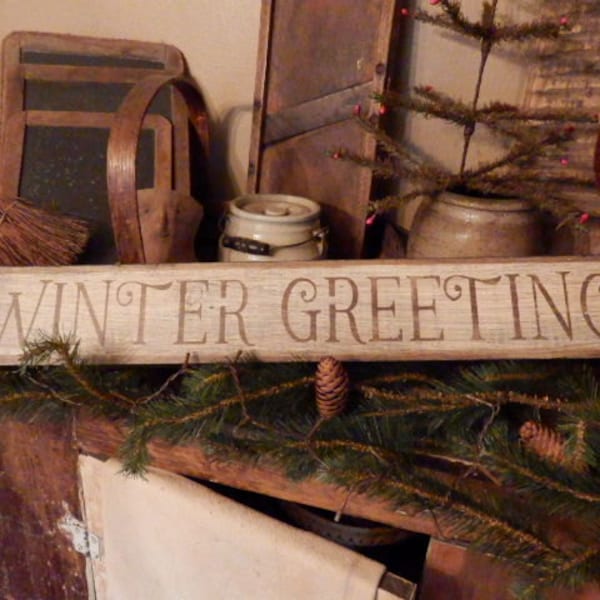 Primitive Signs - Etsy