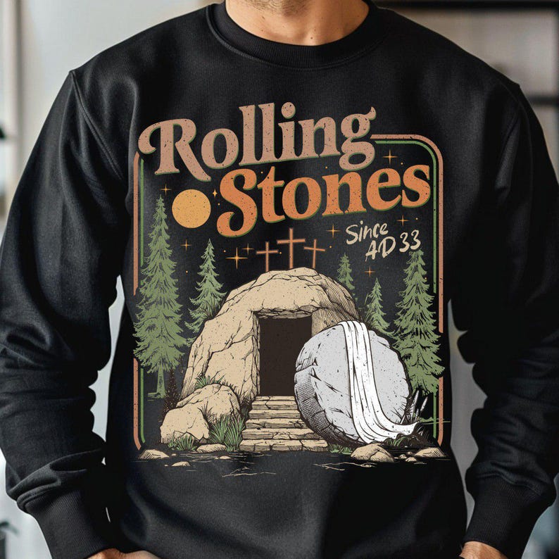 Christian Rolling Stone PNG Bundle – Digital Download Resurrection Tomb ...
