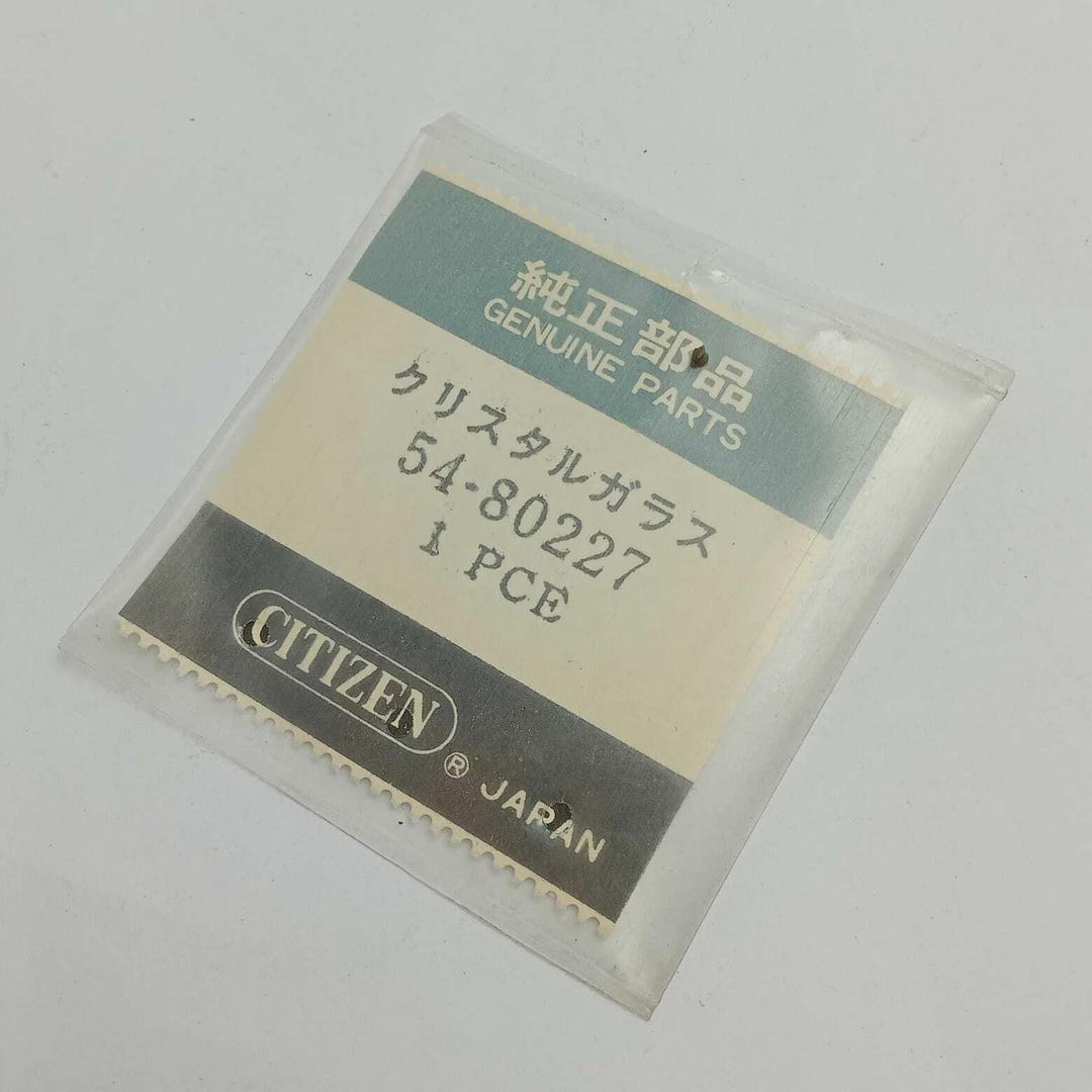 Citizen 54-80227 Watch Crystal Glass for Parts Original Vintage Japan ...