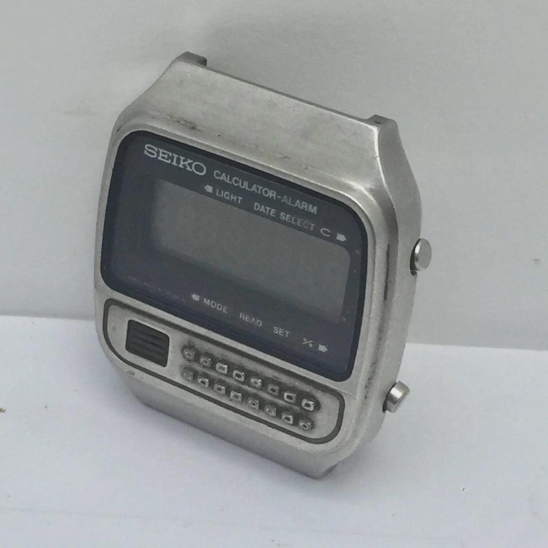 Seiko Watch C359-5010 Alarm Calculator Digital Vintage Men’s – for ...