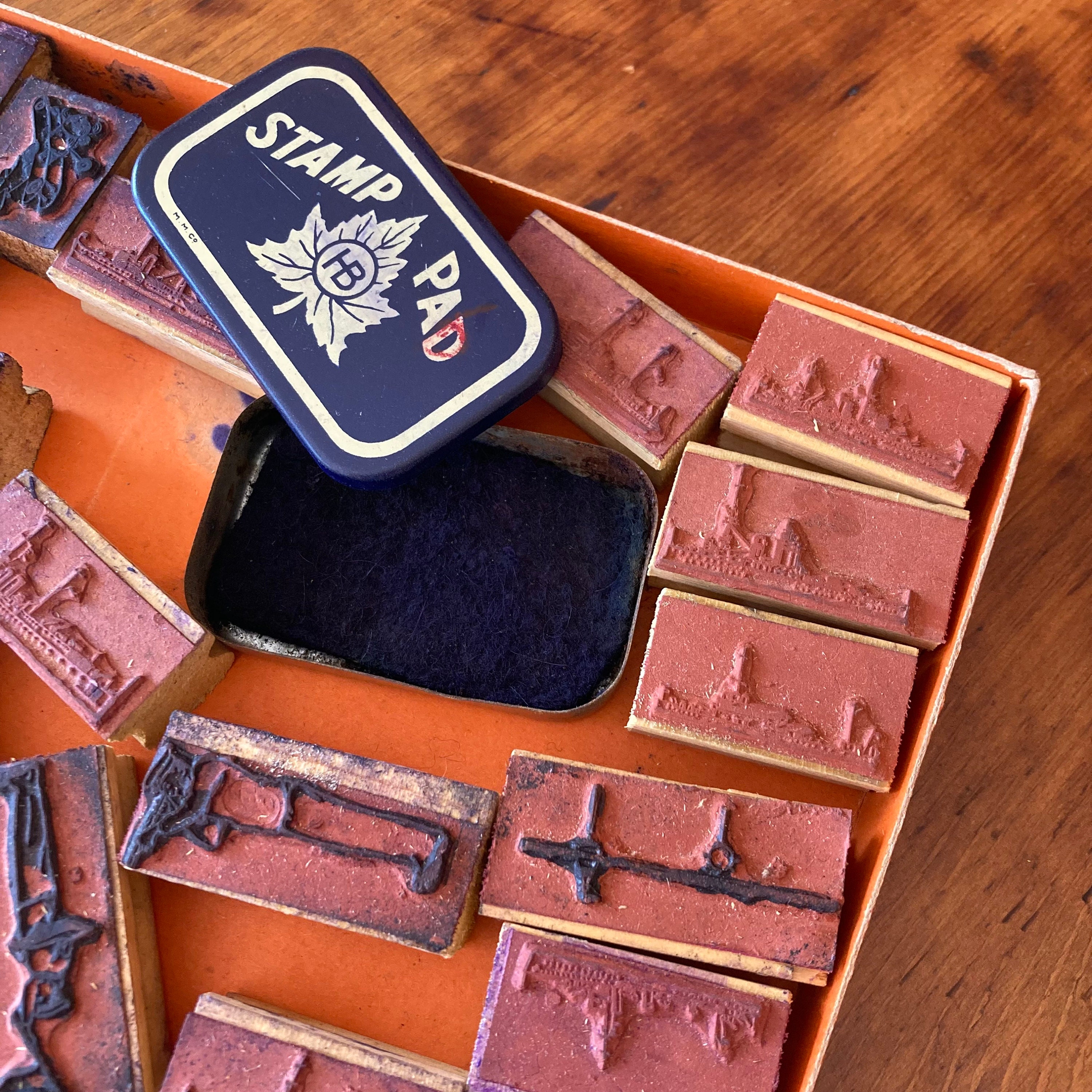 Vintage Army and Navy Rubber Stamp Kits Jeeps, Tanks, Battleships ...