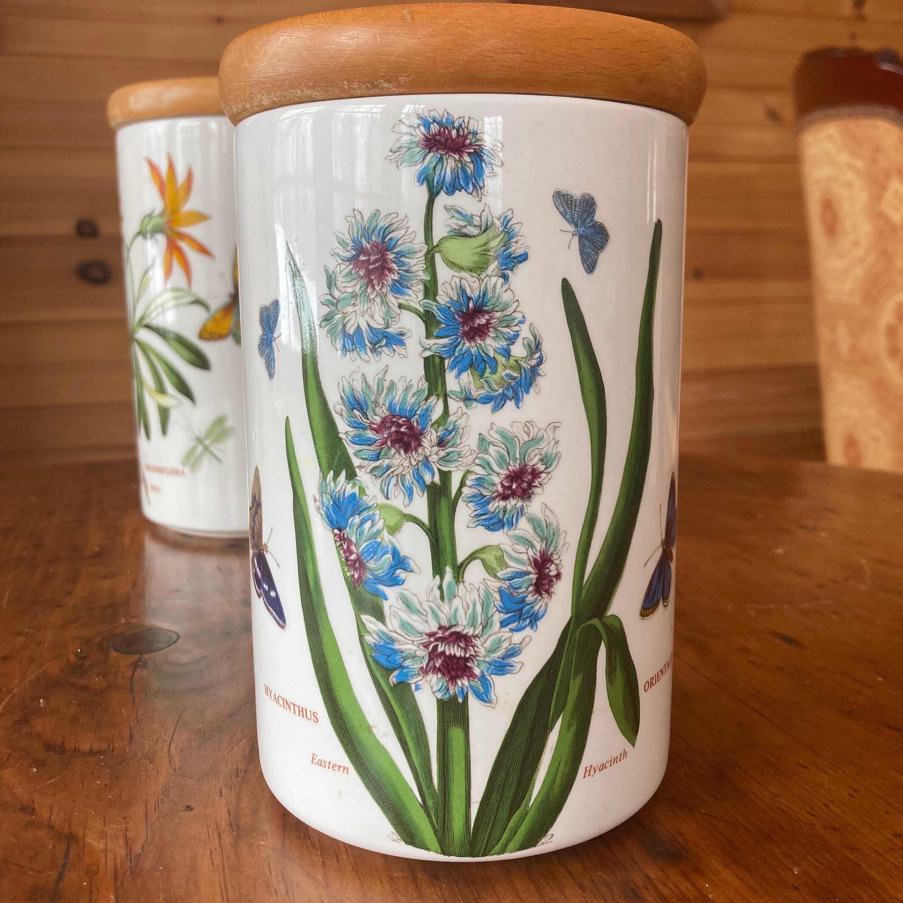 Portmeirion Botanic Garden Canister Airtight Storage Herbal Stash Jar ...