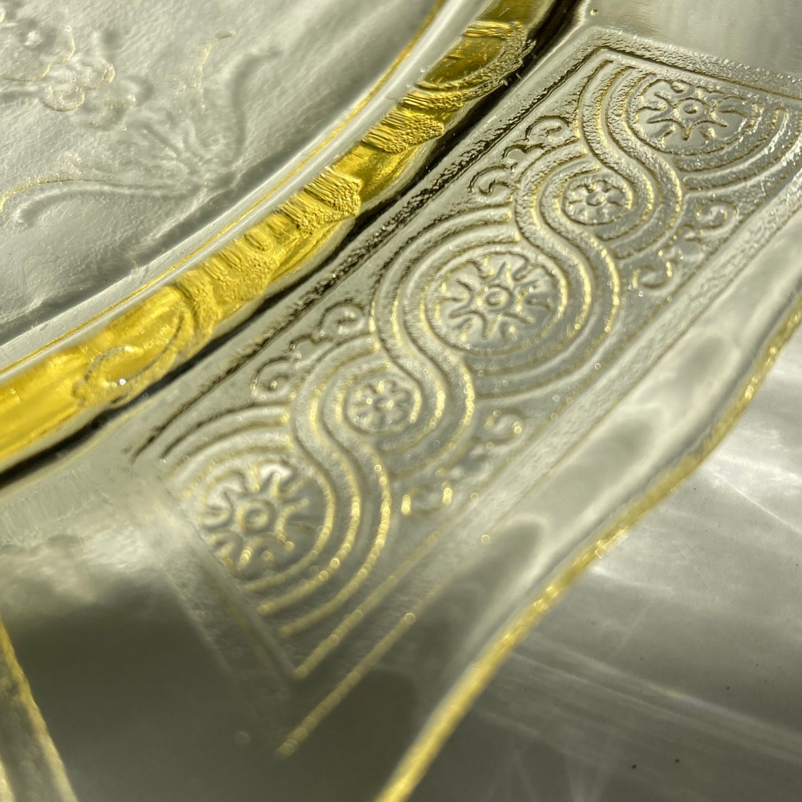 Yellow Princess Plate Anchor Hocking Divided Plate C. 1930s - Etsy