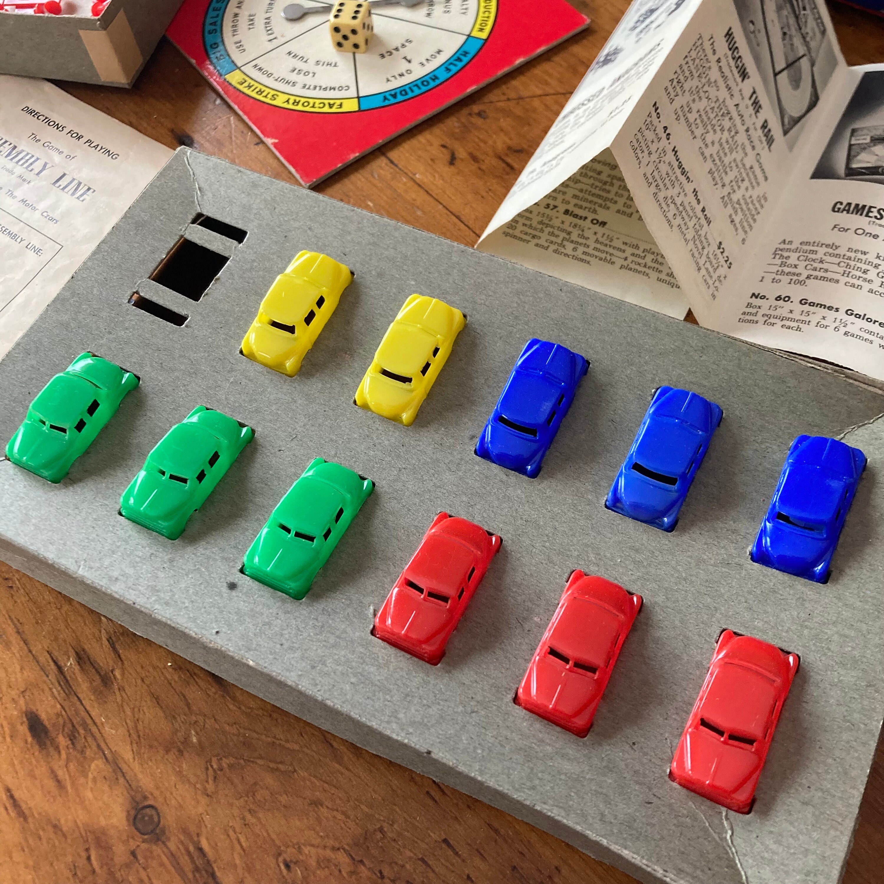 Vintage Assembly Line Auto Production Board Game, Made in USA by ...
