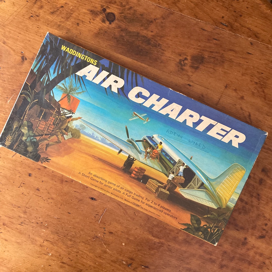 Vintage Waddingtons Air Charter Game C. 1970s Waddington Ltd. Air Cargo ...