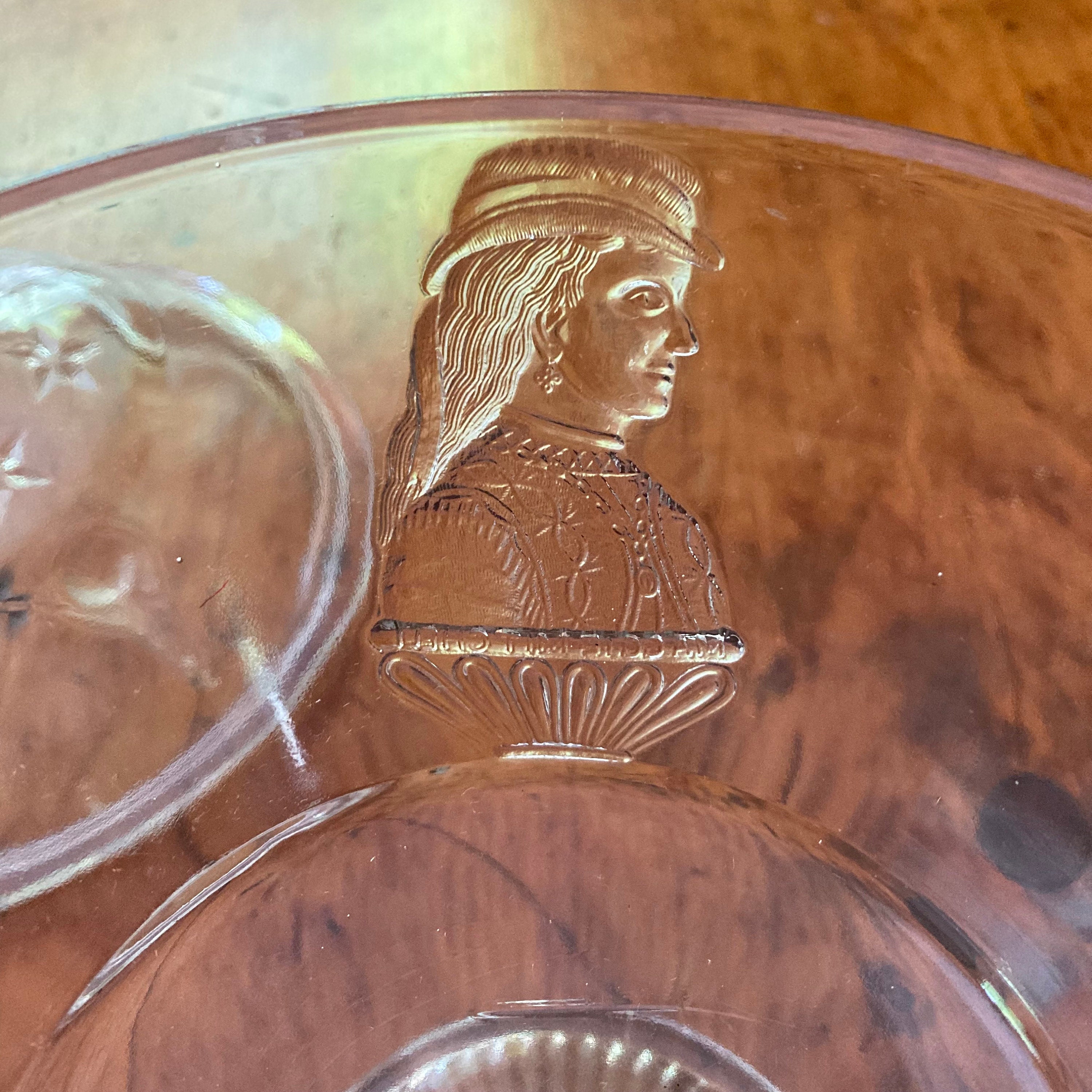 Antique Actress Pattern EAPG Compote With Lid, C. 1800s, Labelle Glass ...