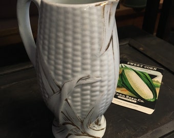 Antique Corn Pitcher - Etsy