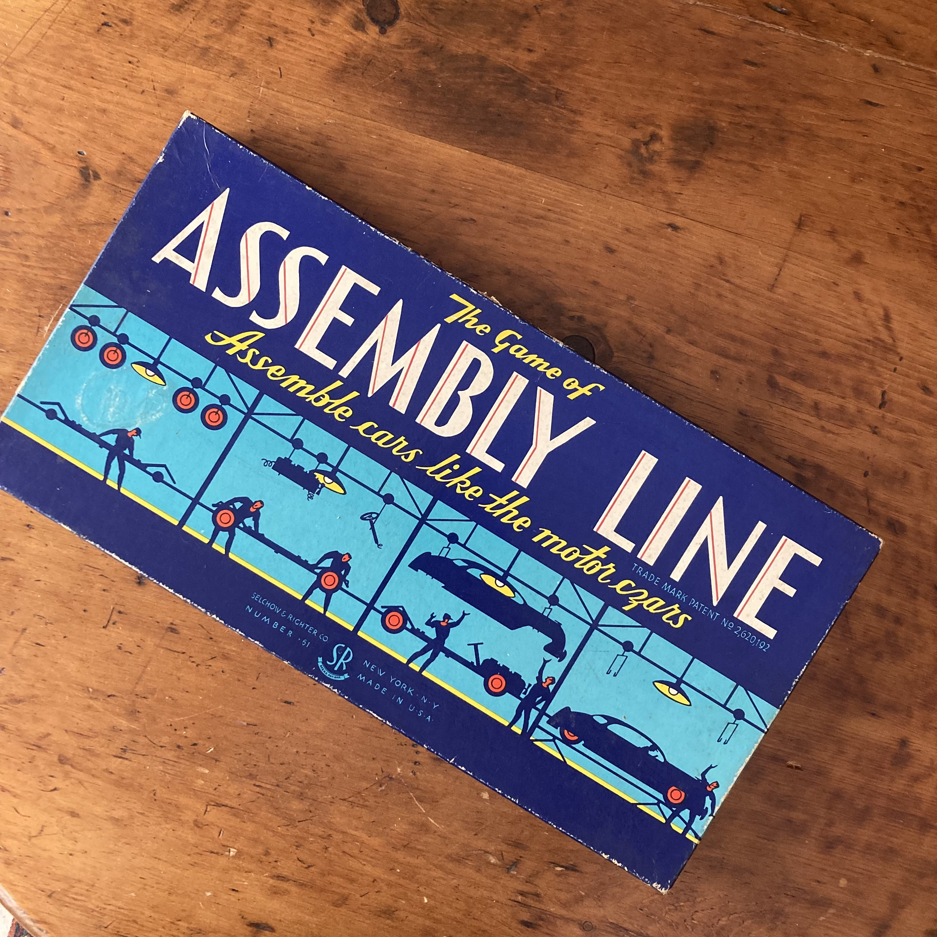 Vintage Assembly Line Auto Production Board Game, Made in USA by ...