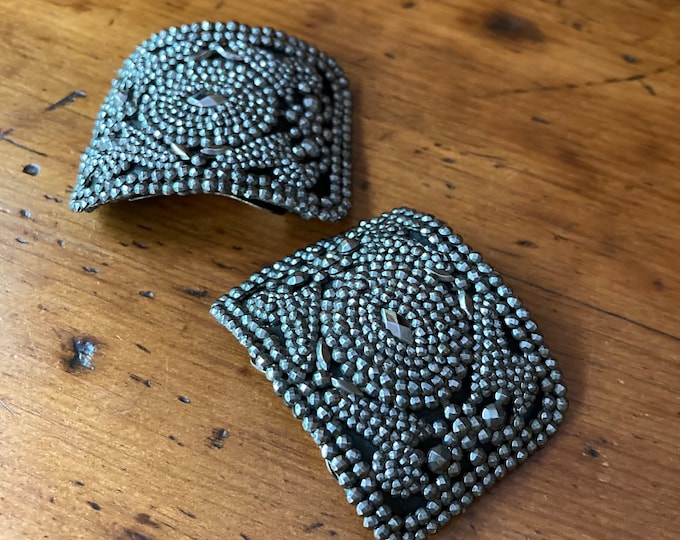 1800s Steel Cut RARE Antique Vintage Shoe Clip Accessories Large ...