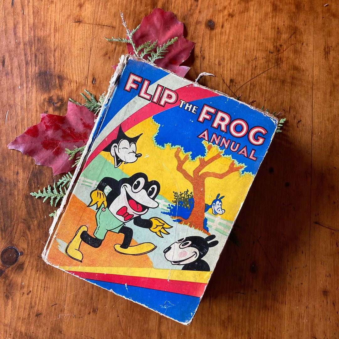 RARE First Edition Book "flip the Frog Annual", Ub Iwerks Cartoon Comic ...