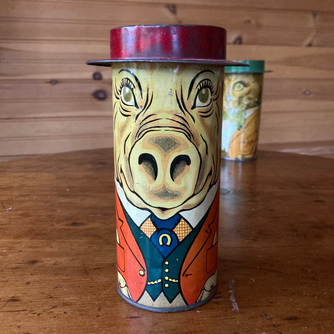 Rare Harry Horne's Co. Circus (marsh) Mallows PIG Tin, 1930s ...