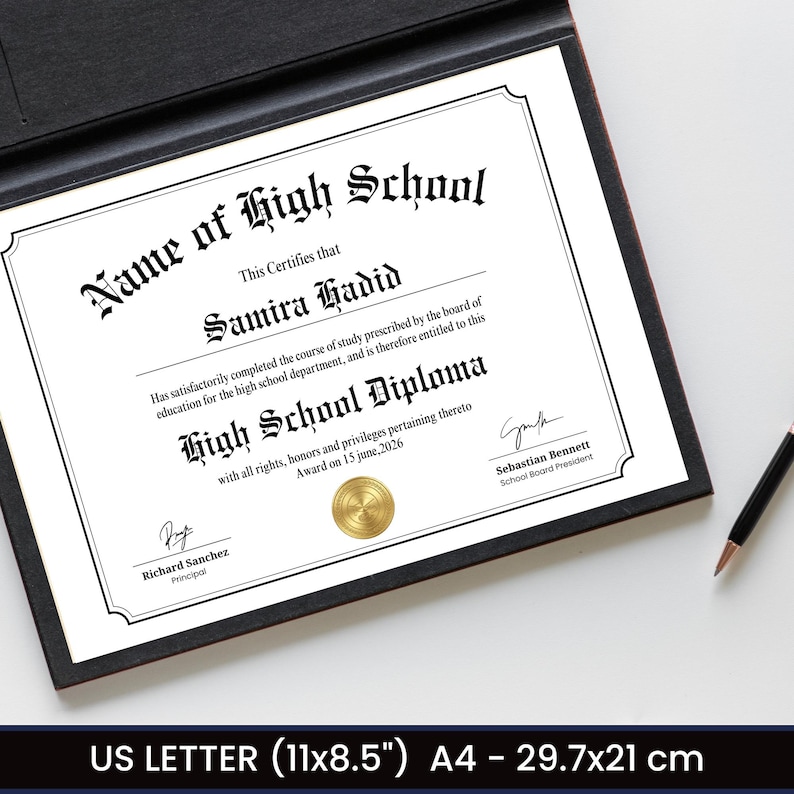 Editable Official High School Transcript Template - Homeschool ...