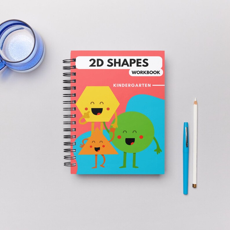 40 Preschool Printable Shape Tracing, Coloring, Recognition, Matching ...