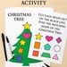 Christmas Tree Shape Matching Game | Holiday Printable (PDF) - Etsy