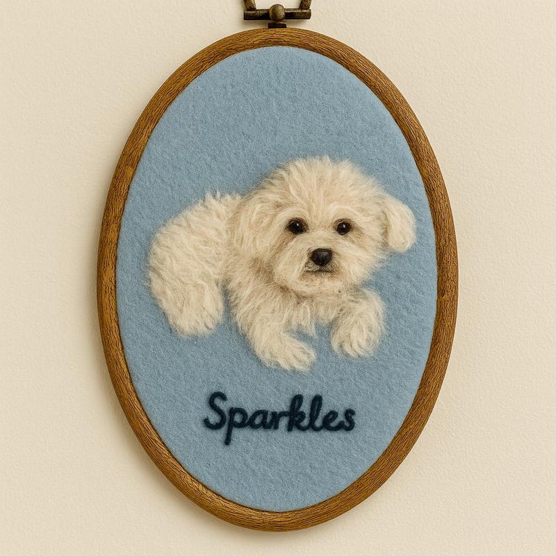 Needle Felt Name Hoop - Etsy