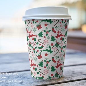 Red & Green Christmas Pattern | Holiday Icons | 100% Original, Ai-free ...
