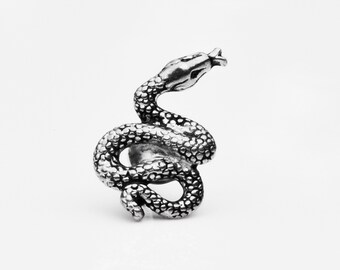 Coiled Snake Lapel Pin Express Yourself | Etsy