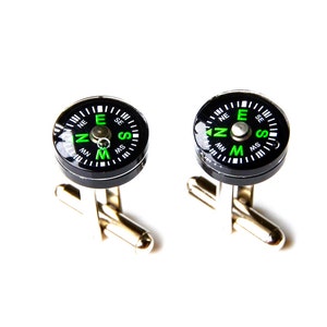 Compass Cufflinks Express Yourself - Etsy