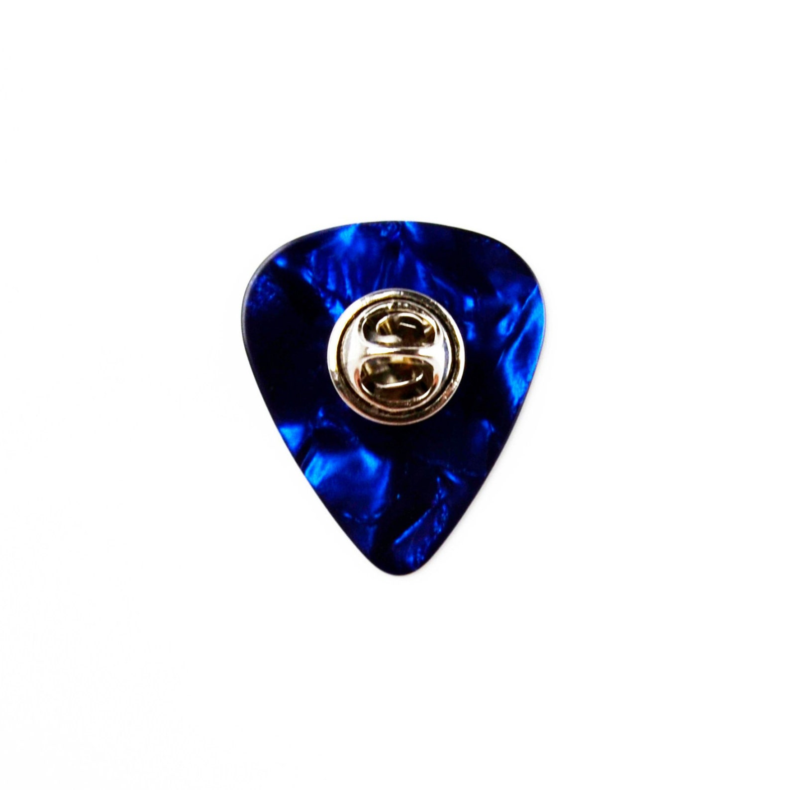 Blue Guitar Pick Lapel Pin Express Yourself - Etsy