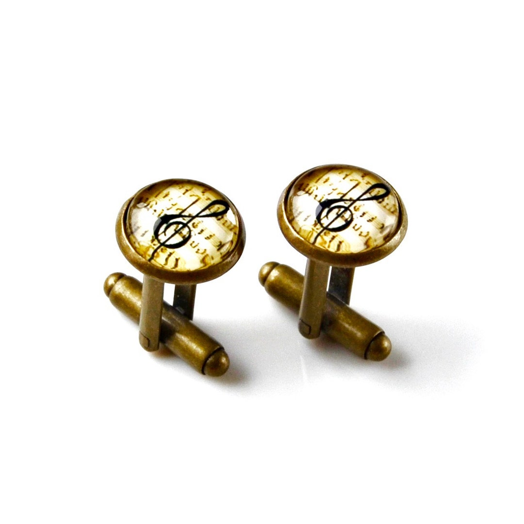 Music Note Treble Clef Cufflinks Express Yourself - Etsy