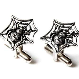 Spider Web Cufflinks Express Yourself - Etsy