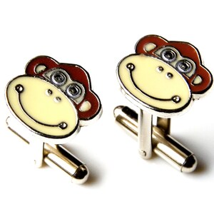 Monkey Face Cufflinks Express Yourself - Etsy