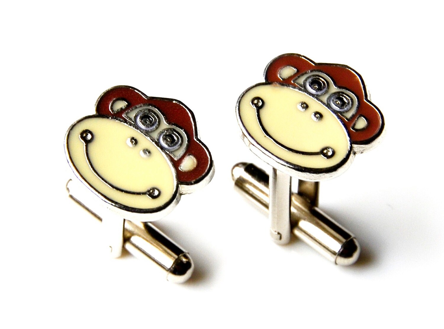 Monkey Face Cufflinks Express Yourself - Etsy