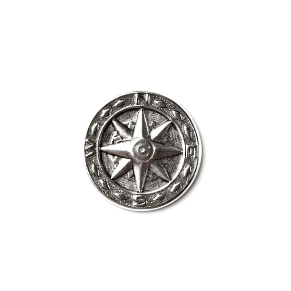 Compass Pin - Etsy