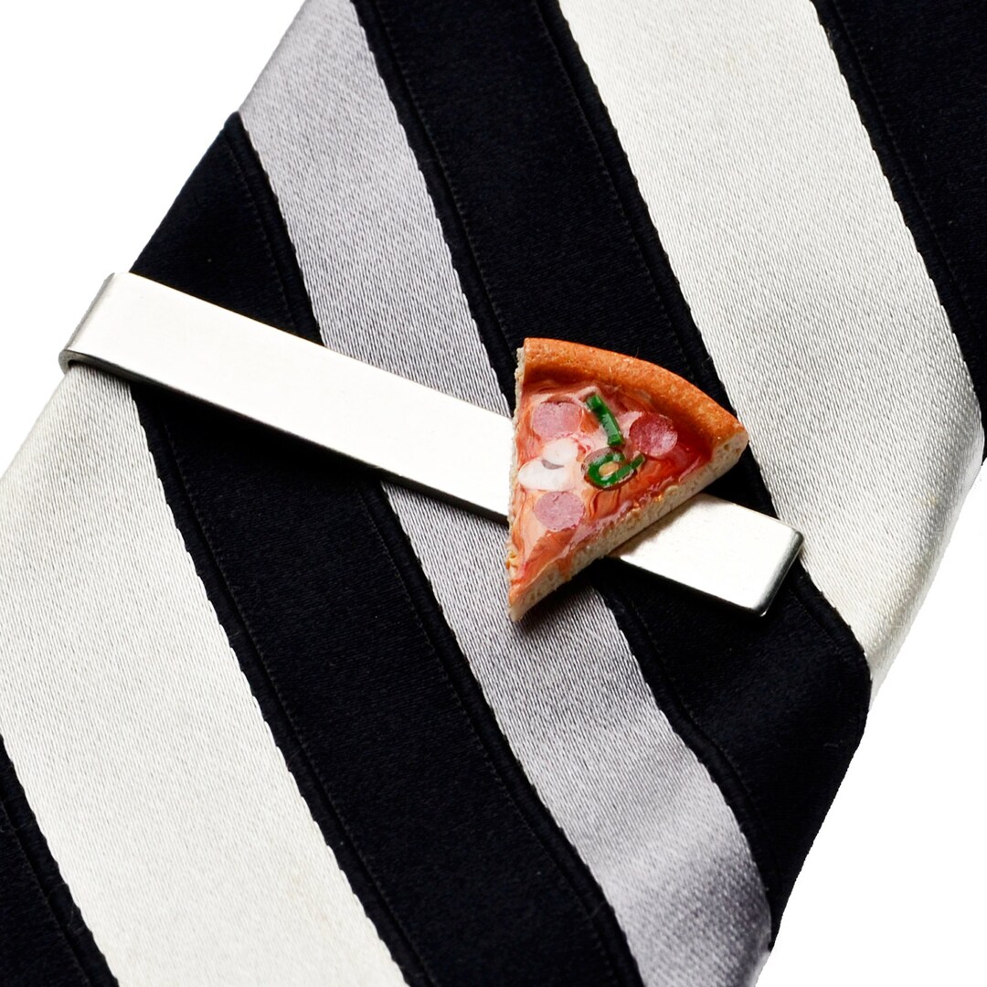 Pizza Tie Clip Express Yourself - Etsy