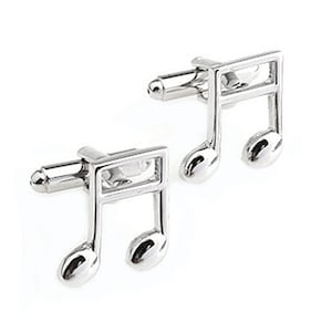 Double Music Note Cufflinks Express Yourself - Etsy