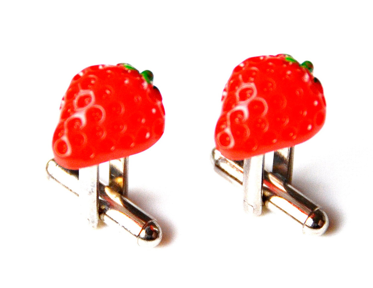 Strawberry Cufflinks Express Yourself - Etsy